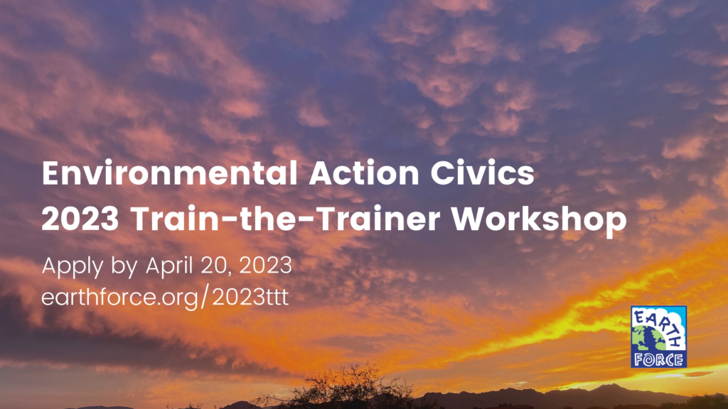 Core Training - Orgs and Trainers - Earth Force